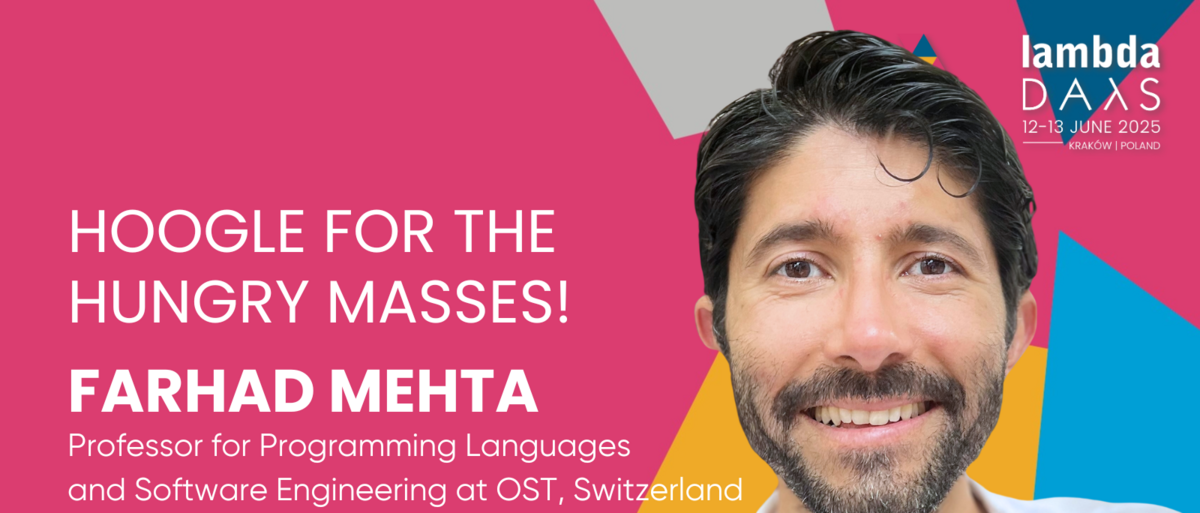 Farhad Mehta speaking at Lambda Days 2025 | OST